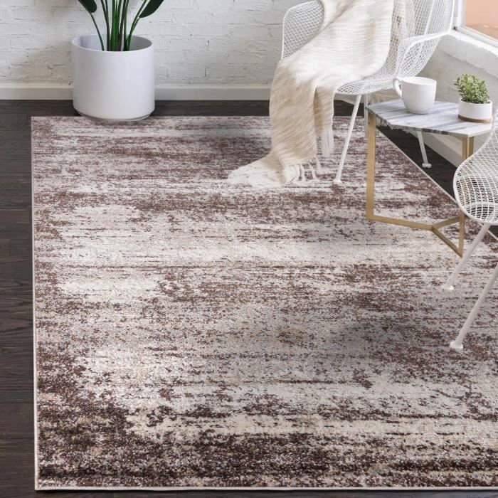 Tapis de Sol Mazovia - modèle PETRA - Qualité Oeko-Tex - Beige et ...