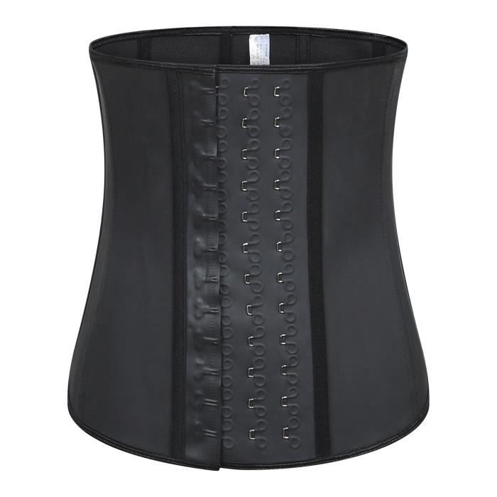 Bustier-corset,Latex taille formateur néoprène Sauna Corset liants ...