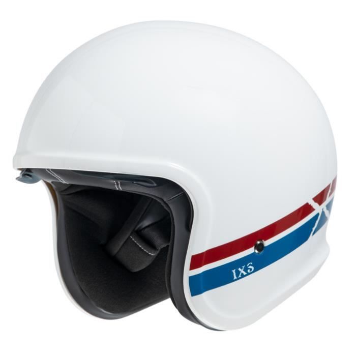 Casque moto jet IXS 880 2.1 - bleu/rouge/blanc - XL - Cdiscount Auto