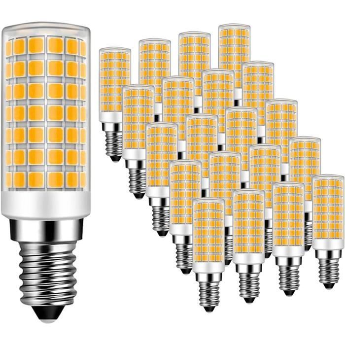 Ampoule Led E14 9W Equivalent 75W 750Lm, Blanc Chaud 3000K, Ac 220-240V, Ampoule E14 Led 9W Pour ...