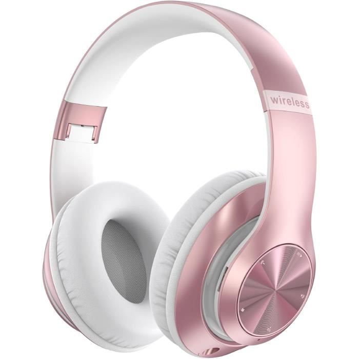 Casque Bluetooth Sans Fil -60 Heures De Musique -Écouteurs Sans Fil ...