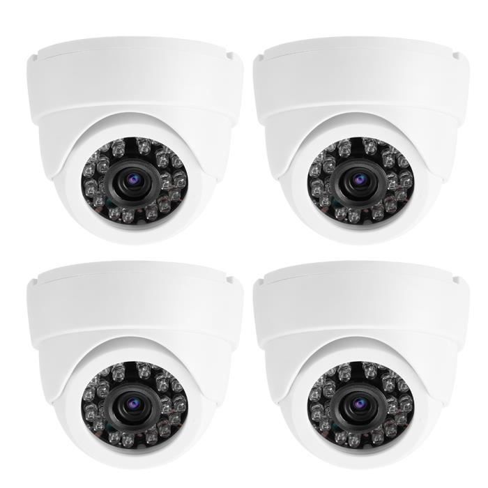 4MP HD 4 en 1 AHD - TVI - CVI - CVBS IP66 Caméra de surveillance Caméra ...