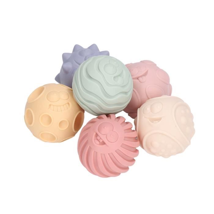 SURENHAP Balle texturée Ensemble de Jouets Sensoriels Boule Texturée 6 ...
