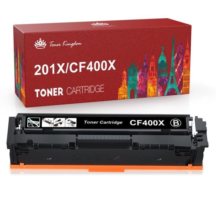 1X Noir Cartouches de Toner Compatibles pour CF400X HP 201X pour HP ...
