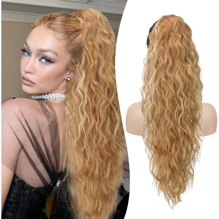 Postiche Queue De Cheval Cordon De Serrage Extension De Cheveux Longue ...