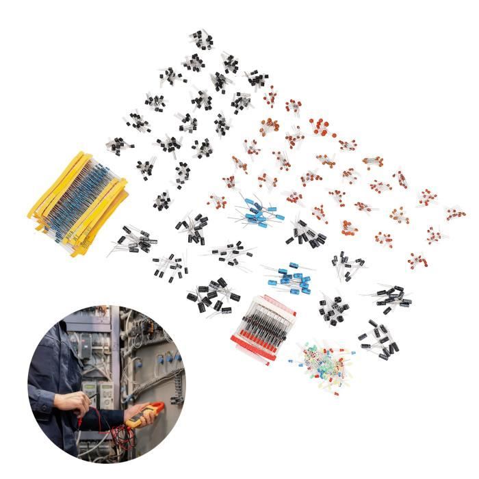 VBESTLIFE kit de transistor de résistance de condensateur VBESTLIFE kit ...