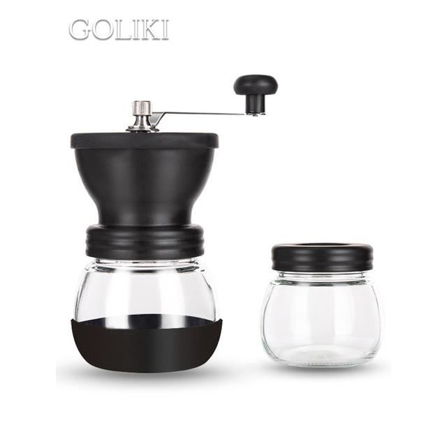 Moulin à café,Black Set--Machine À Café Manuelle Portable, Ensemble De ...