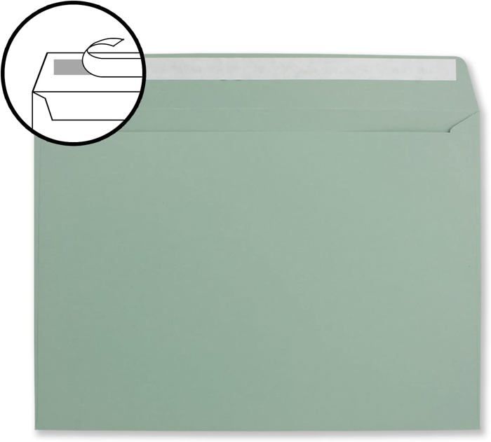 10X Grandes Enveloppes Xxl Din C4 En Eucalyptus(Vert)-22,9X32,4 Cm ...