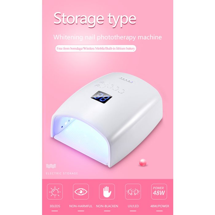 Lampe à ongles UV LED sans fil - RNCYN - 66W - Batterie longue durée ...