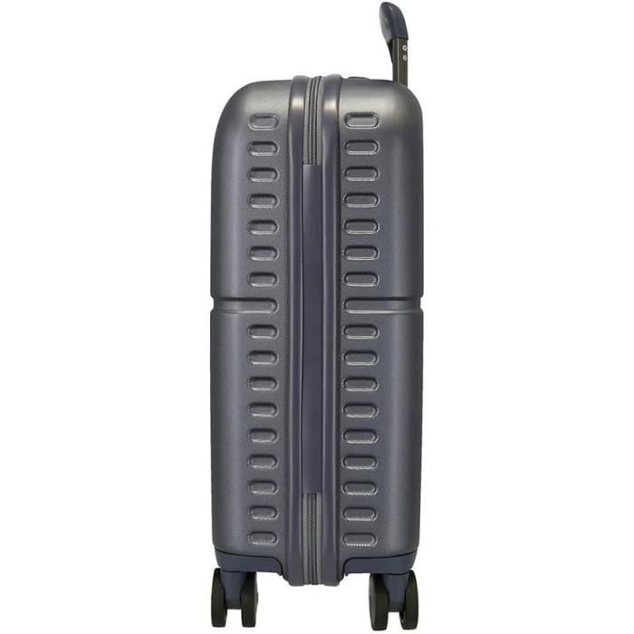 Highlight Valise De Cabine Bleue 40 X 55 X 20 Cm Rigide Abs Fermeture ...