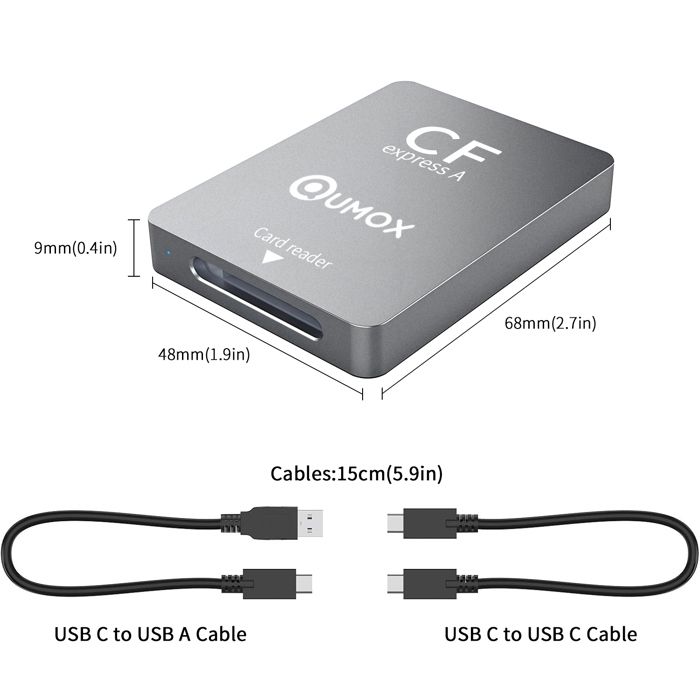 Lecteur de carte CFexpress Type A avec USB3.1 (Gen 2) 10Gpbs CFexpress ...
