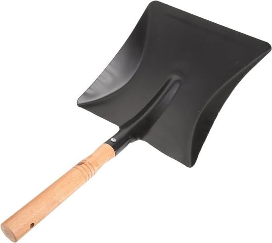 Noir Pelle de Jardinage Pelle en Fer avec Manche en Bois bêche de ...
