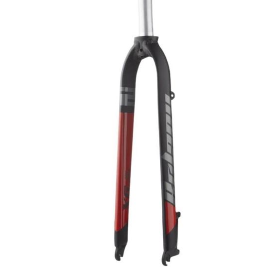 Fourche Rigide VTT 26/27,5/29 inch Tube Droit Sans Filetage 28,6 Mm Noir rouge - Cdiscount Sport