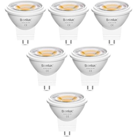 Ampoule Led 12v 3w Gu4 Reflektor Led Mr11 Spot Led Blanc Chaud 3000k