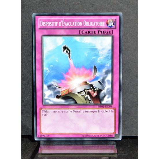 Carte YU-GI-OH BP01-FR099 Dispositif d'Evacuation Obligatoire NEUF FR - Cdiscount Jeux - Jouets