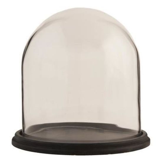 Globe de protection verrerie cloche et socle - Cdiscount Maison
