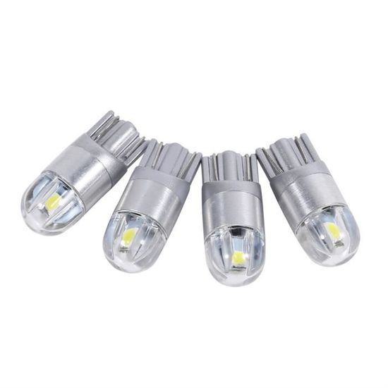 4 X Ampoule Veilleuse LED W5W T10 12V ULTRA BLANC 6500k Voiture Auto Moto - Cdiscount Auto