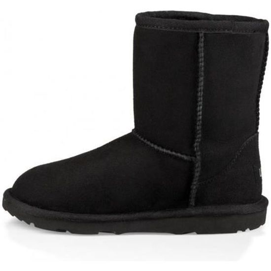 Botte UGG K Classic II - UGG - Noir - Haute - Pression - Femme Noir - Cdiscount Chaussures