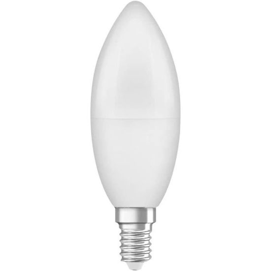 OSRAM Ampoule LED Culot: E14 Blanc chaud 2700 K 7,50 W équivalent à 60 W LED STAR CLASSIC B88 ...