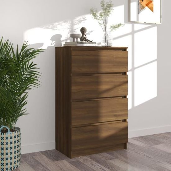 FAN - Buffets | bahuts - Buffet Chêne marron 60x35x98,5 cm Bois d ...