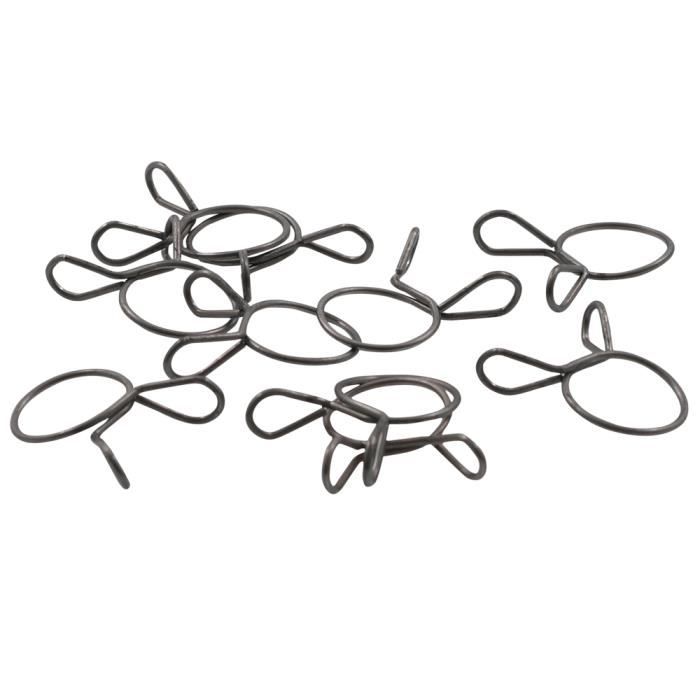 Collier de serrage - Durite d'essence - 10mm - Lot de 10 - Collier à ...