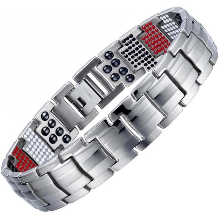 Bracelet Homme Femme Couple Magnet Avec Un Outil De Réglage Couple ...