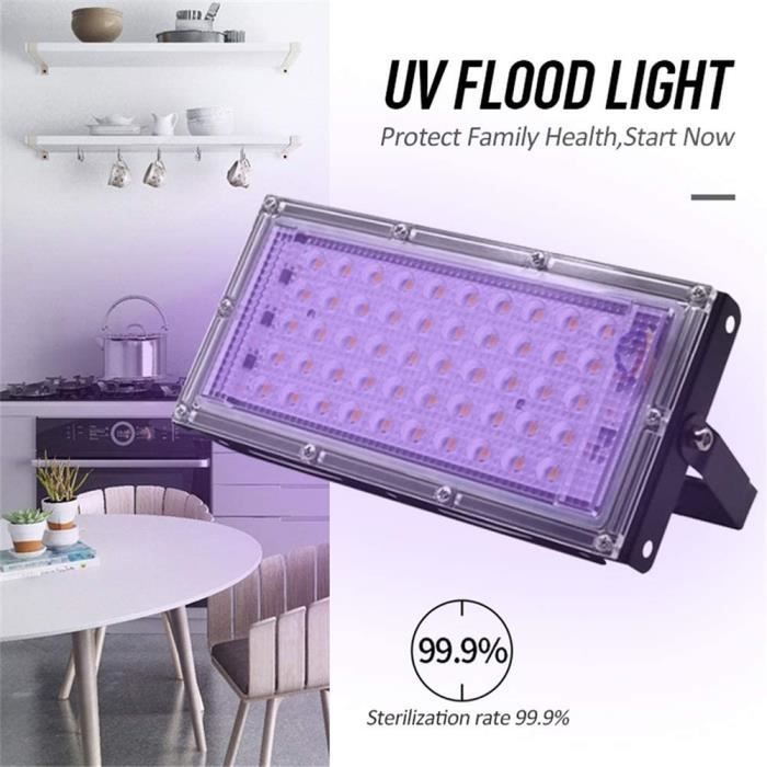 50W UV stérilisateur germicide désinfection stérilisation lumière 220V à Led ampoule lampes ...