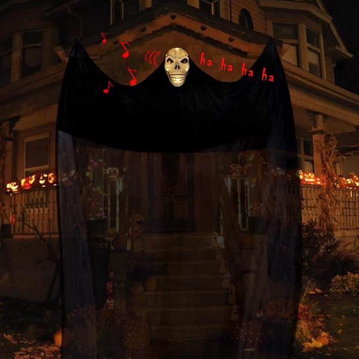 Halloween Suspendu Fantôme, Halloween Squelette Rideau De Porte ...