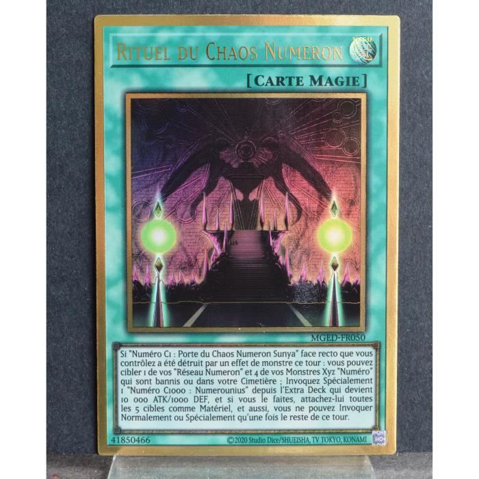 Carte YU-GI-OH MGED-FR050 Rituel du Chaos Numeron 2ED NEUF FR ...