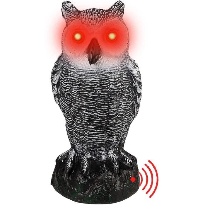 Répulsif Pigeon Effaroucheur d'oiseaux Forme d'Hibou avec Yeux ...