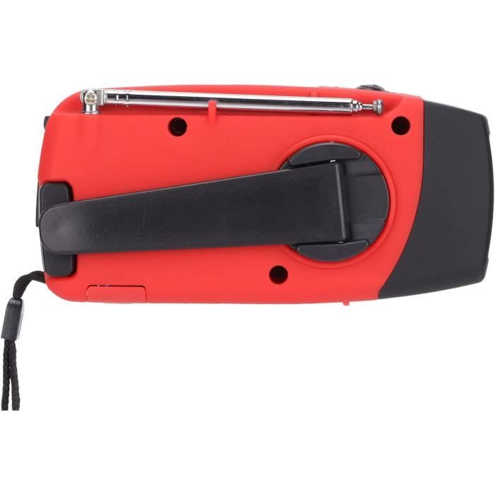 Radios solaires, Batterie Solaire 1000mAh Radio à manivelle de Charge ...