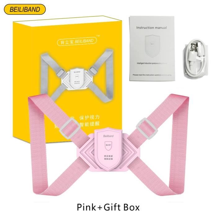 Le noir - Correcteur de Posture Intelligent, ceinture ajustable ...