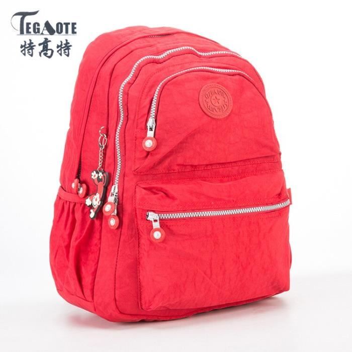 TEGAOTE 2021 Women Backpack for Teenage Girls Kipled Nylon Backpacks ...