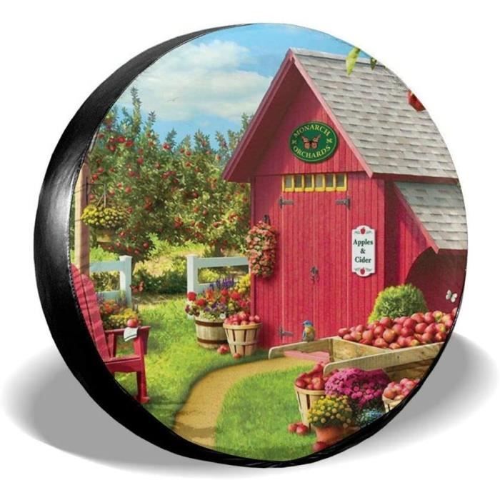 Housse Roue Secours Kleiner Bauernhof Universelle Couverture De Pneu ...