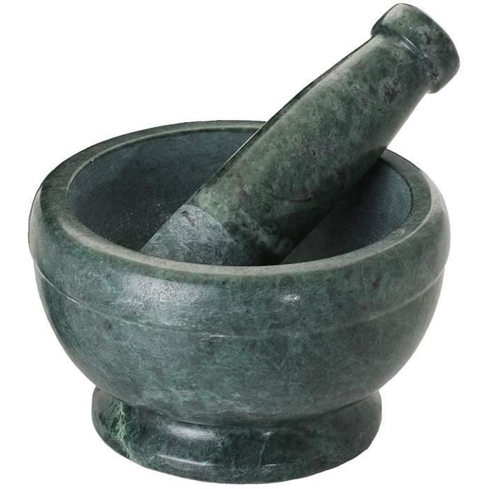 Pilon mortier NKlaus Mortar serpentin Oslash 12cm avec Pilon Mortarium ...