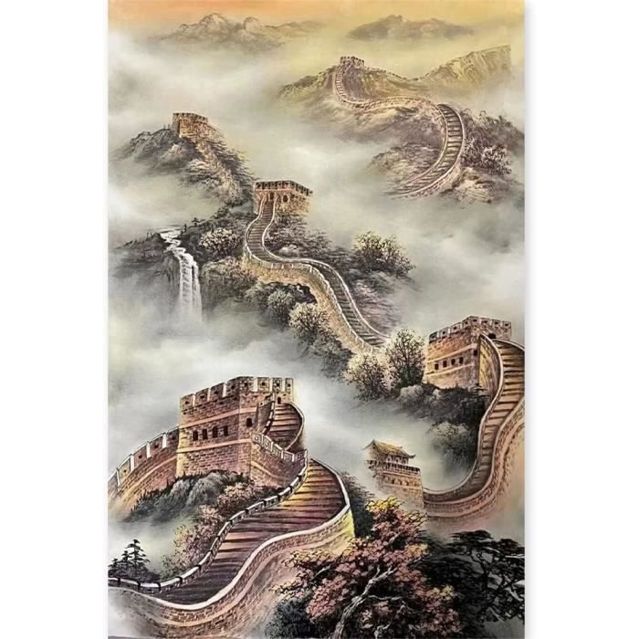 Square Diamond Painting Grande Muraille 40X60 Cm 3D Ai Diamond Painting ...