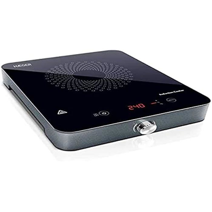 Plaque à Induction - HAEGER - Induction Plus - 2000 W - Écran LED - 1 ...