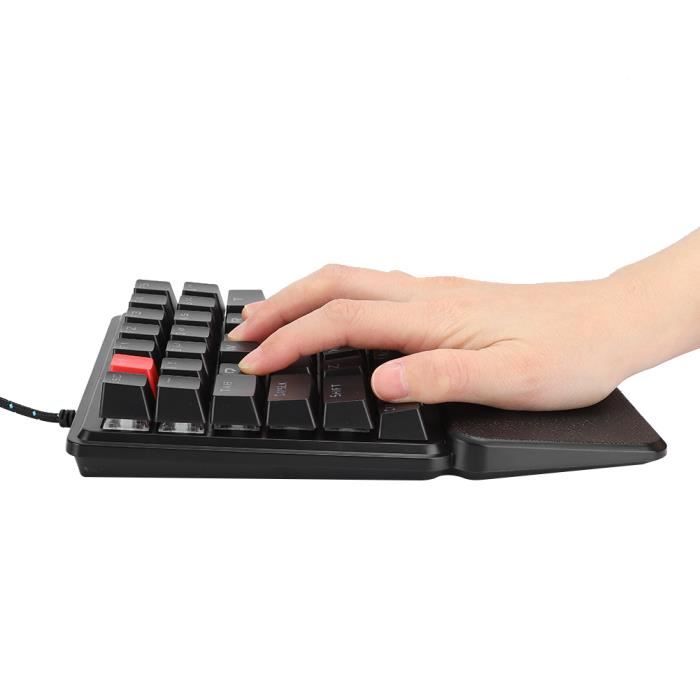 Clavier à une main, clavier mécanique rétroéclairé à une main, clavier ...