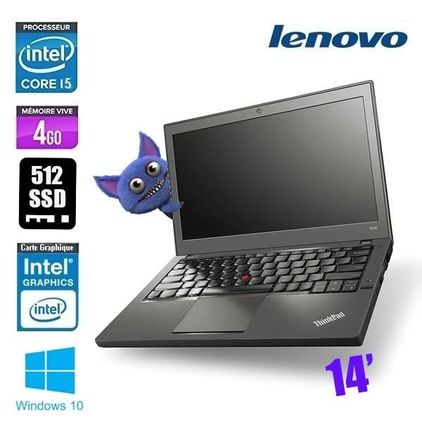 LENOVO THINKPAD T450 I5 5300 2.3Ghz 4GO 512SSD - Cdiscount Informatique