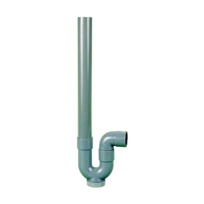 Siphon PVC simple entrée Neptune - Sortie horizontale - Ø40mm ...