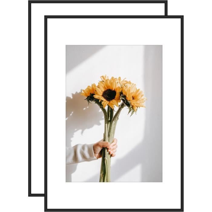 Lot De 2 Cadres Photo En Aluminium A2 (42 X 59,4 Cm) Sans Tapis Et A3 ...