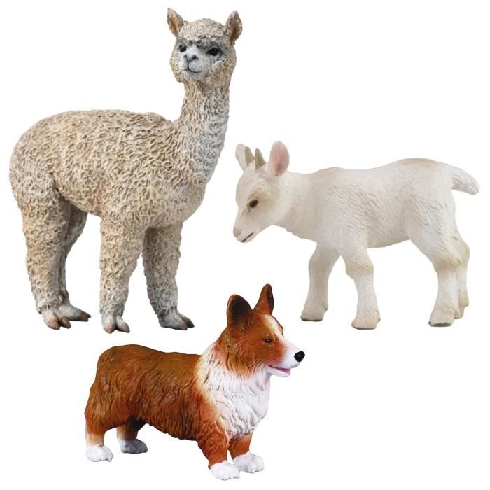 Collecta Ensemble de trois animaux de la ferme, animaux de la campagne ...