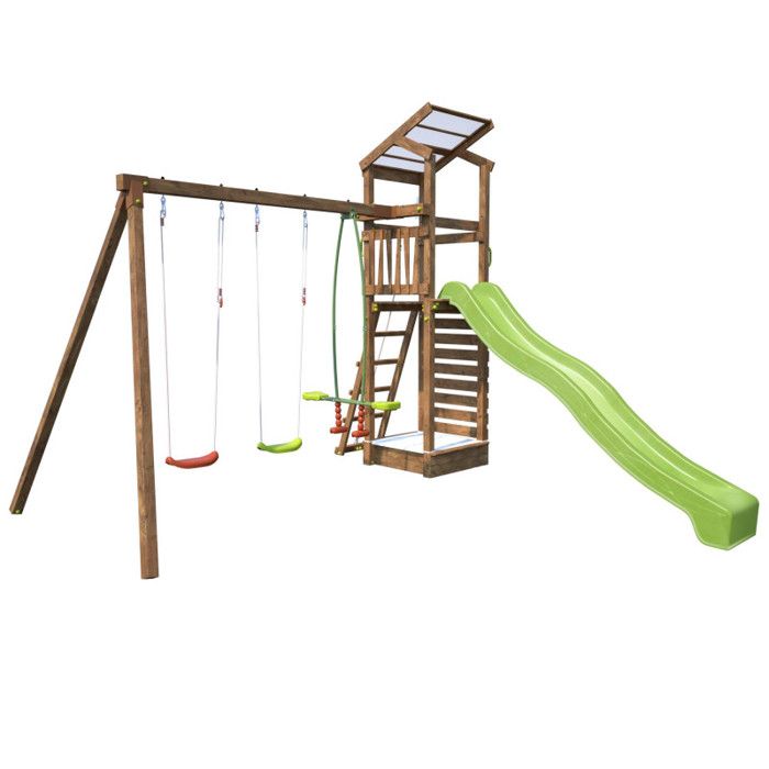 Aire de jeux - SOULET - HAPPY Swing 150 - pour enfant avec portique et ...