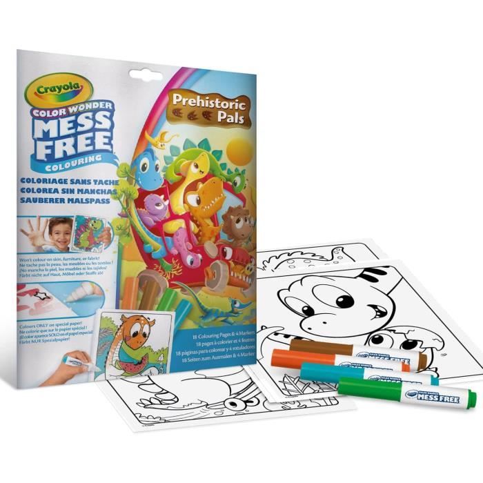 Crayola - Color Wonder, Kit Coloriage avec 18 Pages à Colorier et 4 ...