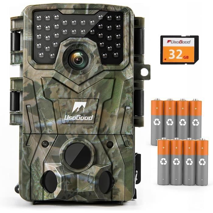 Usogood Camera de Chasse - 36MP 4K 30 fps HD Camera Chasse Infrarouge ...
