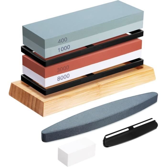 Affûtage Pierre Ensemble de 7 pièces Affûtage Pierre kit Base en ...