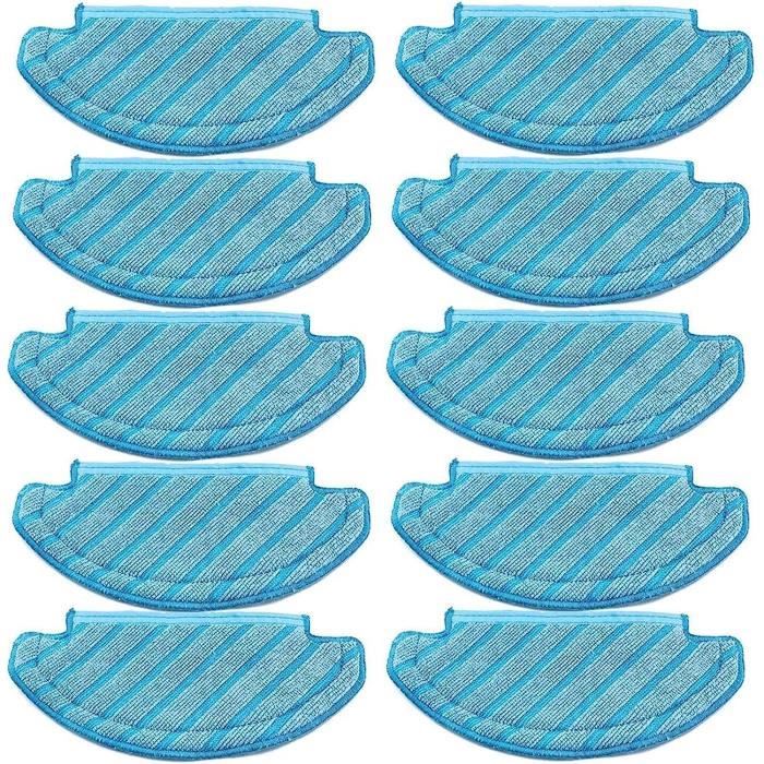 Lot De 10 Serpillères Pour Robot Aspirateur Ecovacs Deebot Ozmo T8 Aivi ...