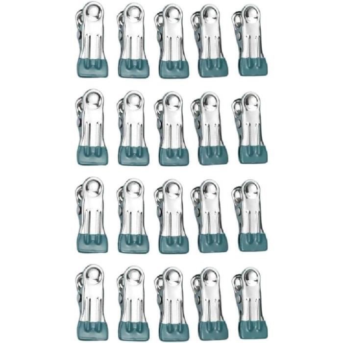 Lot De 20 Épingles À Linge Multifonctions En Acier Inoxydable[H3025 ...