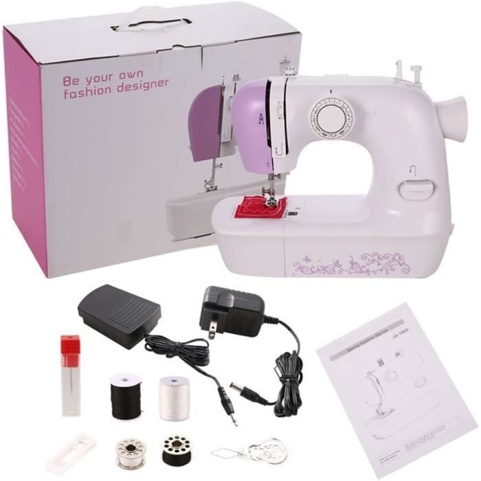 Machine À Coudre Portable Avec Pédale De Pied 12 Points Machine À ...
