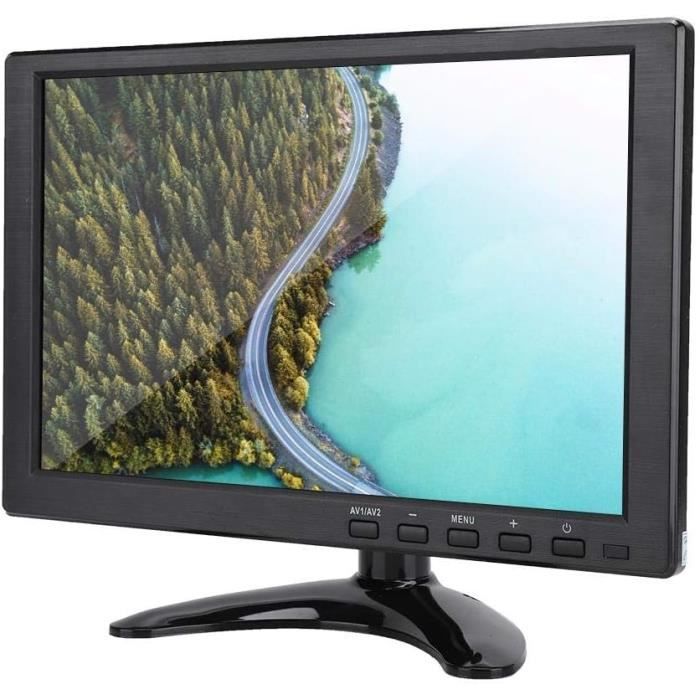 Moniteur Lcd Tft 10,1 Pouces Universel, Écran Hd 1280X800 16:10, Entrée Vga-Hdmi-Bnc-Av-Usb ...